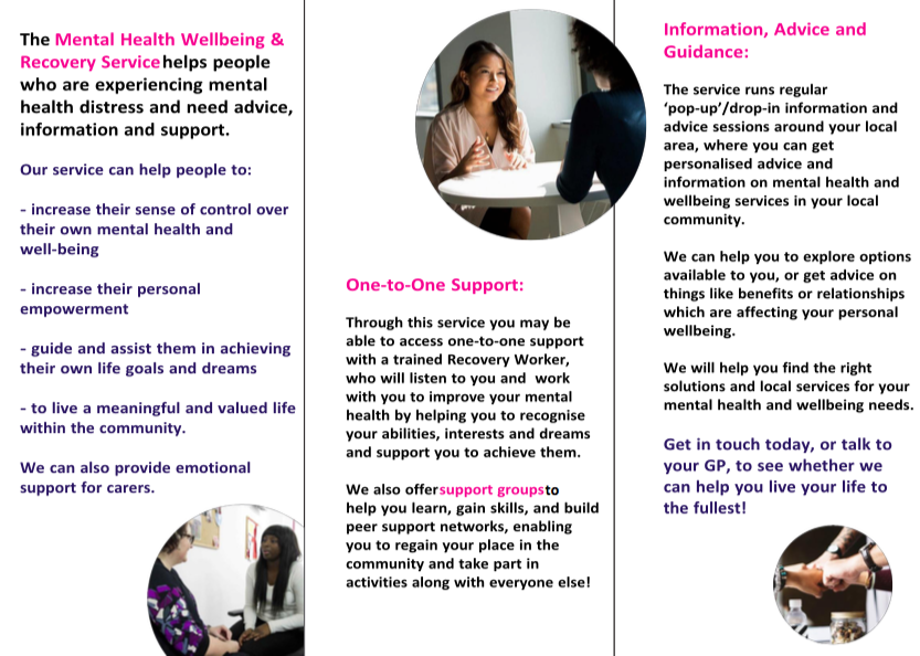 The Mental Health Wellbeing and Recovery Service | Wing Community