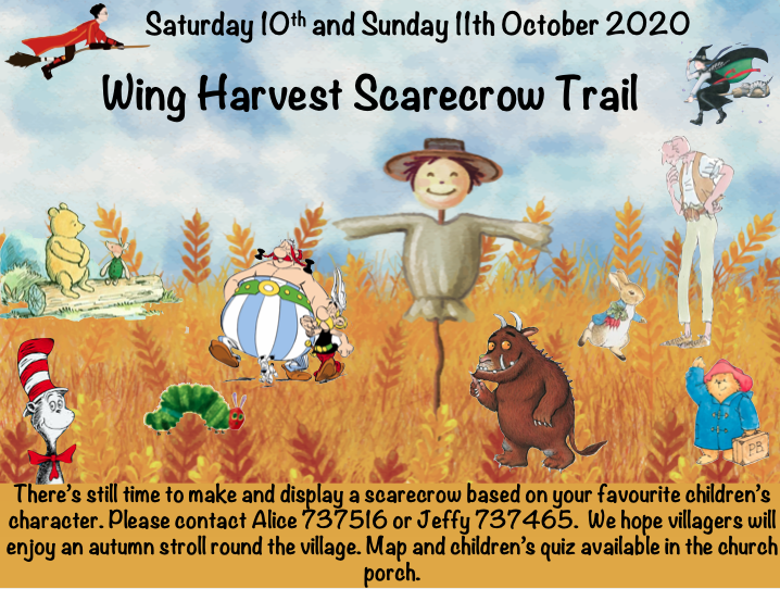 Wing Harvest Scarecrow Trail is next Weekend | Wing Community